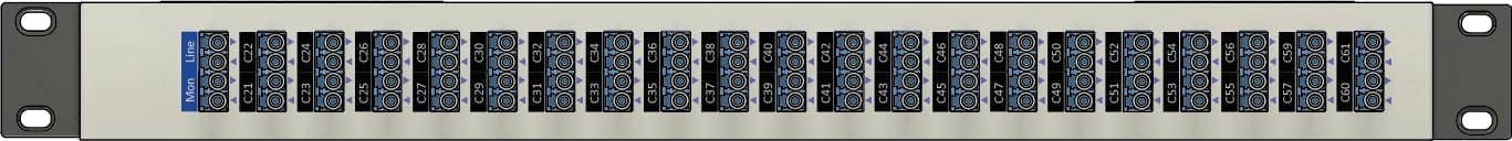 40 Channels Double Fiber Passive 100 GHz DWDM Mux/Demux