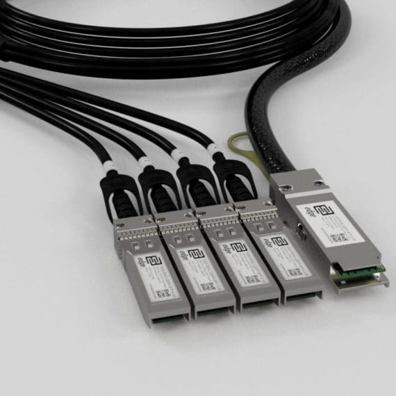 FN-CABLE-QSFP28-4SFP28-5 Fortinet compatible 100G Breakout